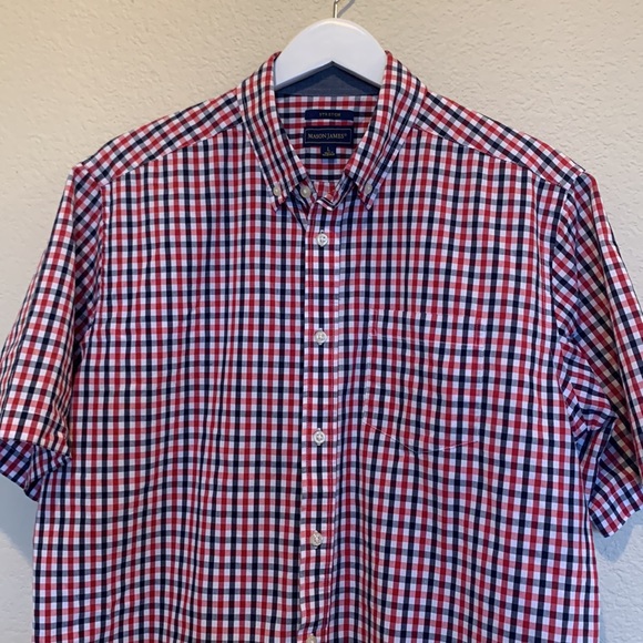 Mason James | Shirts | Mason James Plaid Short Sleeve Shirt | Poshmark
